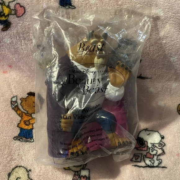 Disney | Toys | Vintage Disney Beauty And The Beast Hand Puppet Toy ...